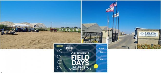 Sakata promove California Field Days nos Estados Unidos - Sakata